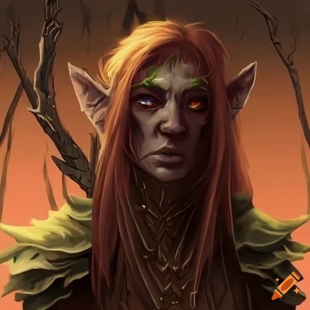 Elf king wearing inca clothing in a fantasy art setting on Craiyon