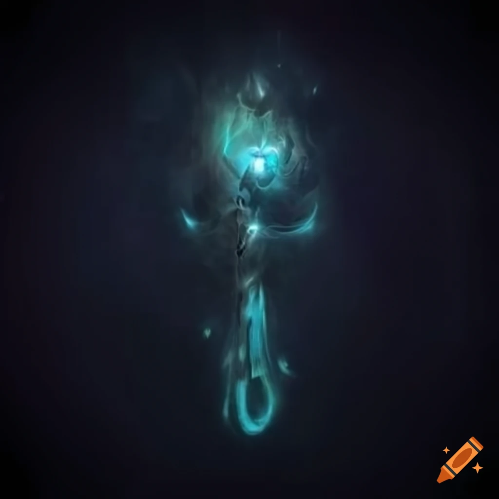 Texture of a fantasy aura spell on Craiyon