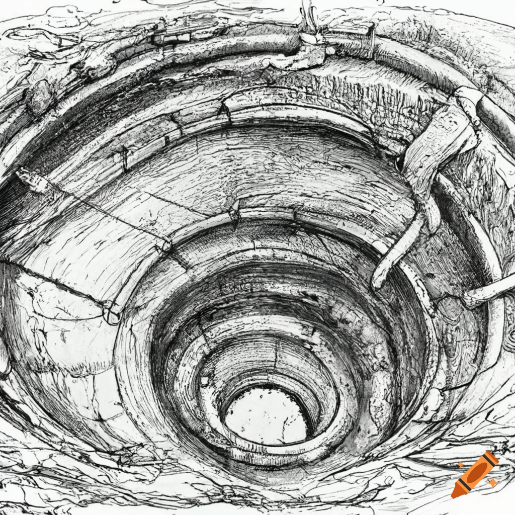 drawing of a pit on Craiyon