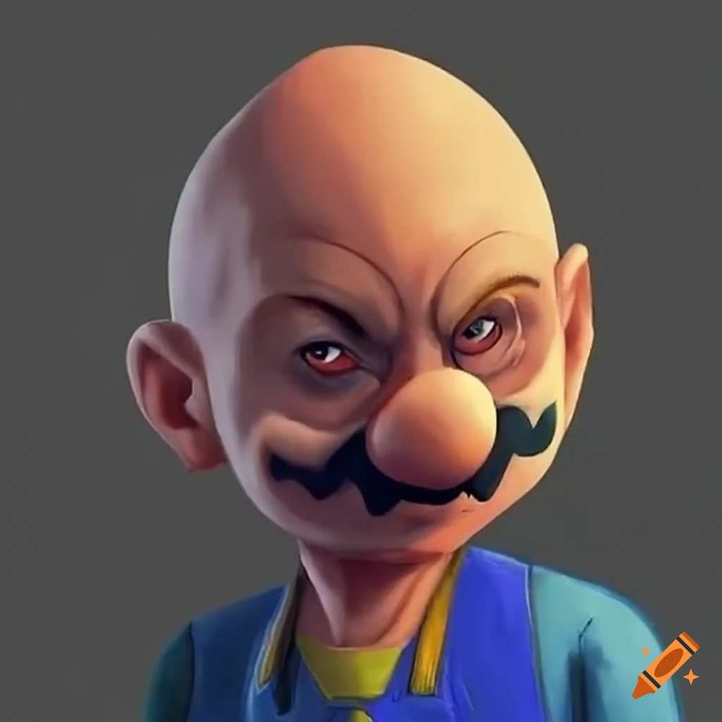 Mario in a communist-themed costume on Craiyon