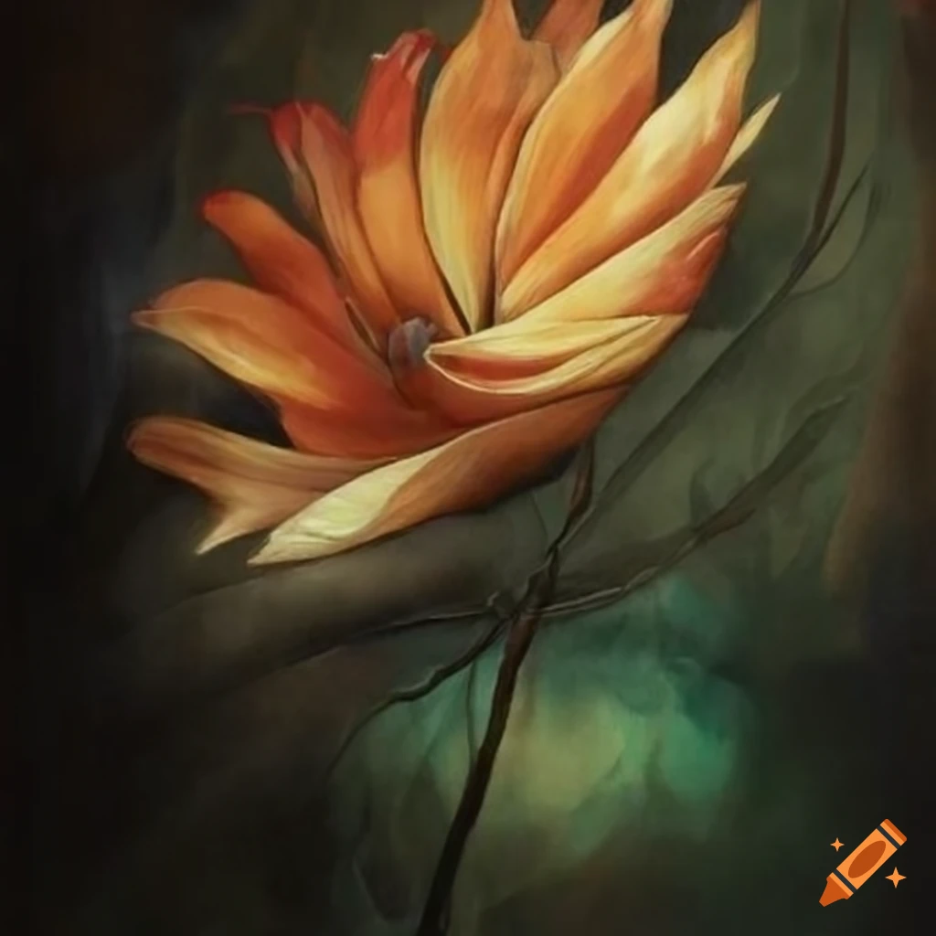 Modern botanical artwork