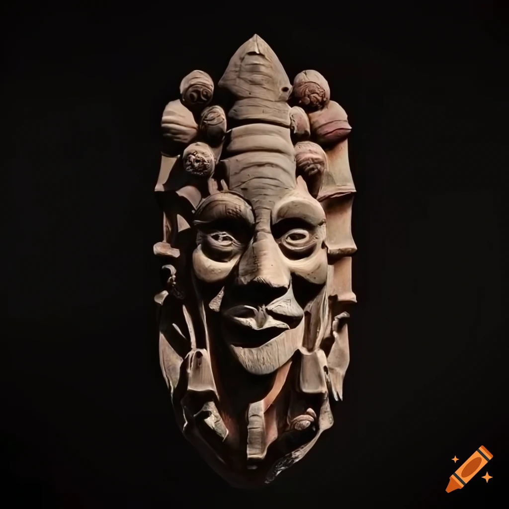 Fine architectural stave carving style in high definition on Craiyon