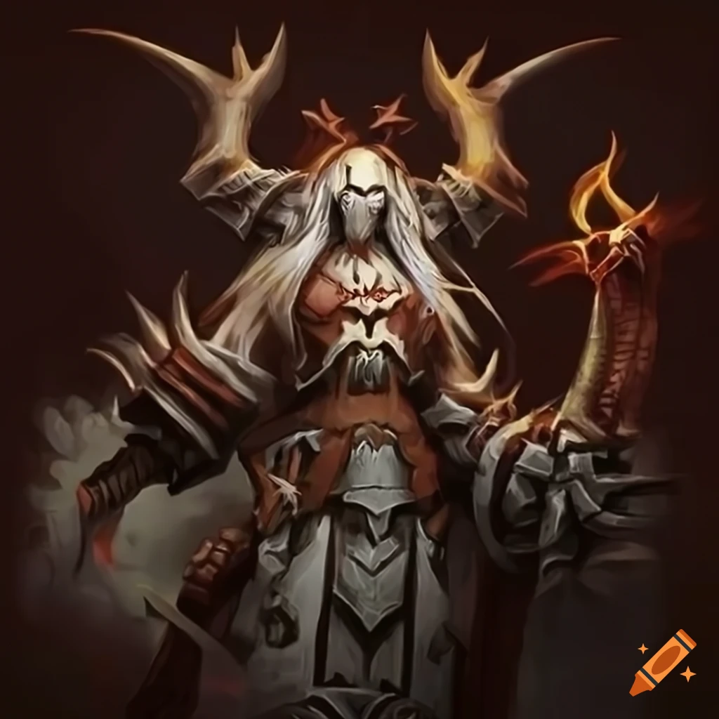 Image of a Horde shaman on Craiyon