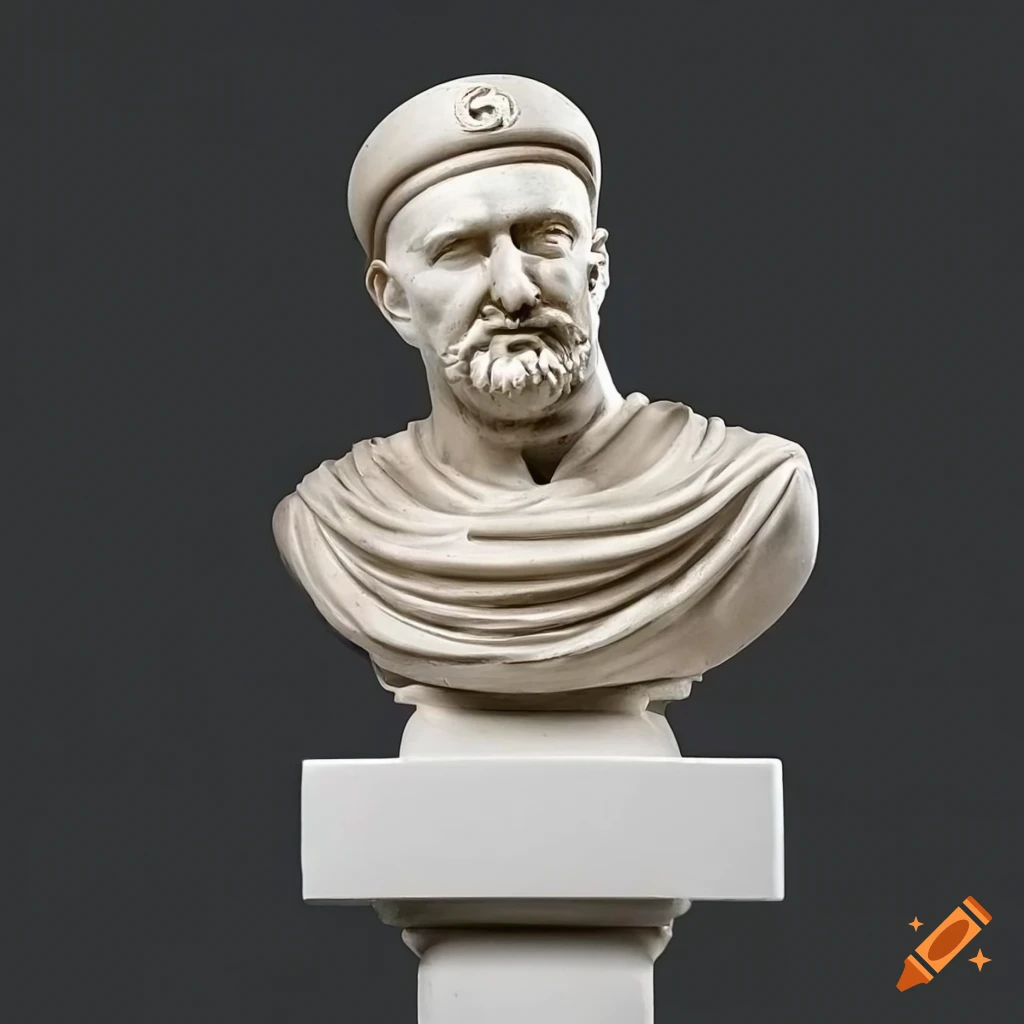 Marble statue of greco-roman era