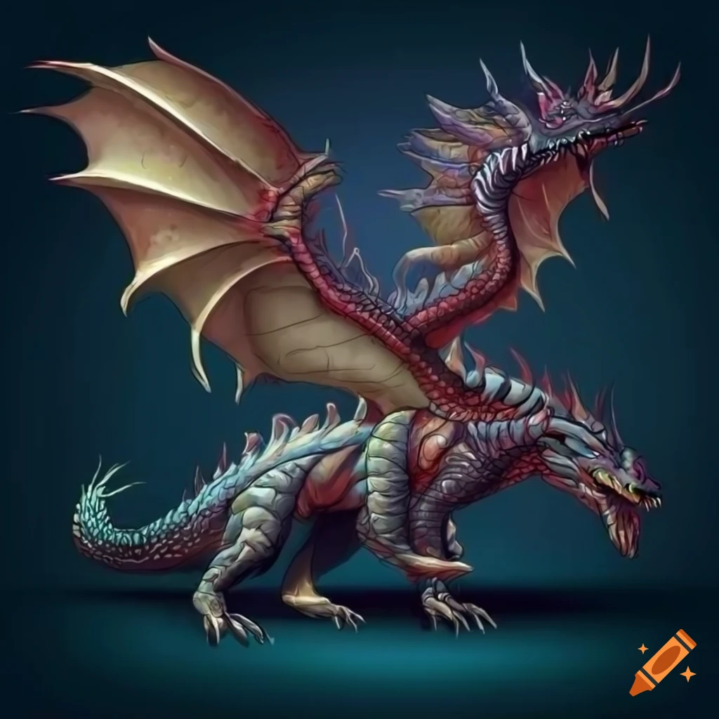 Artistic representation of hydra on Craiyon