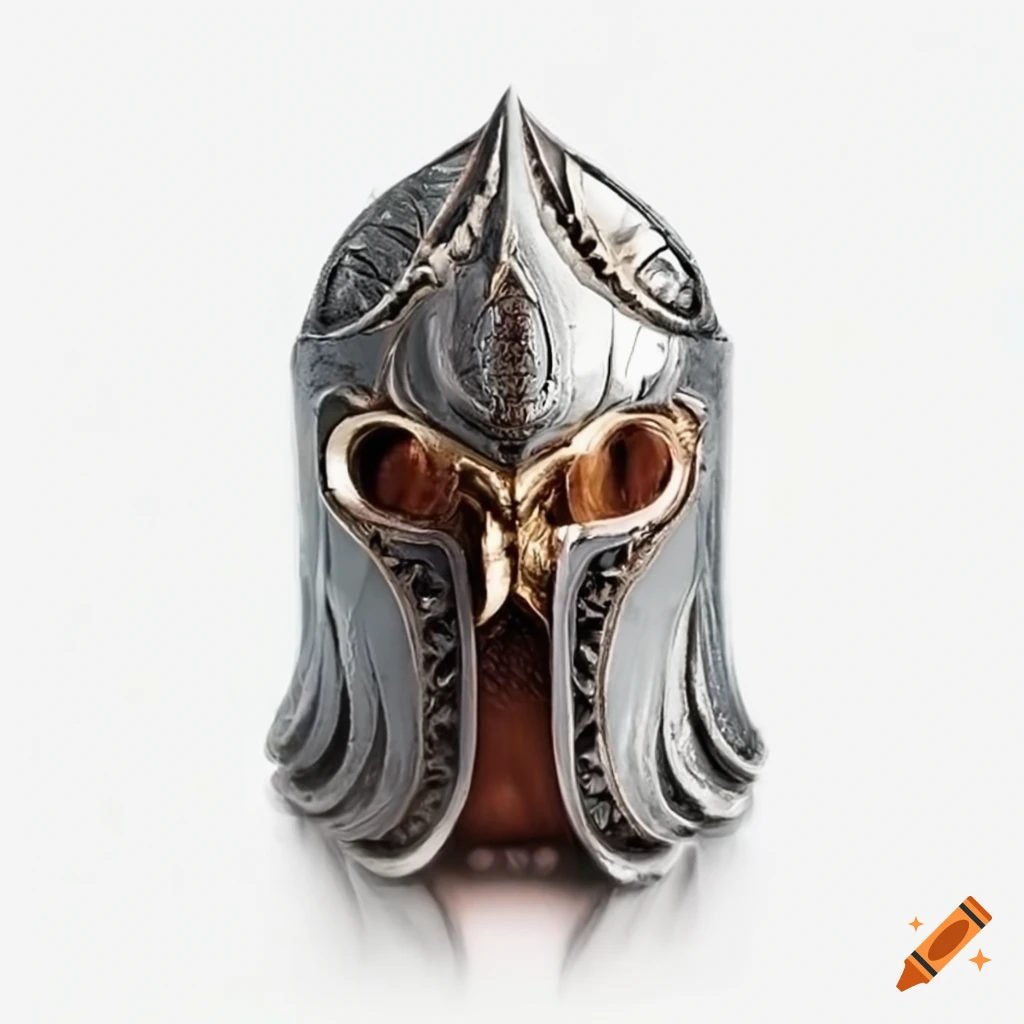 Silver armband with warrior symbols