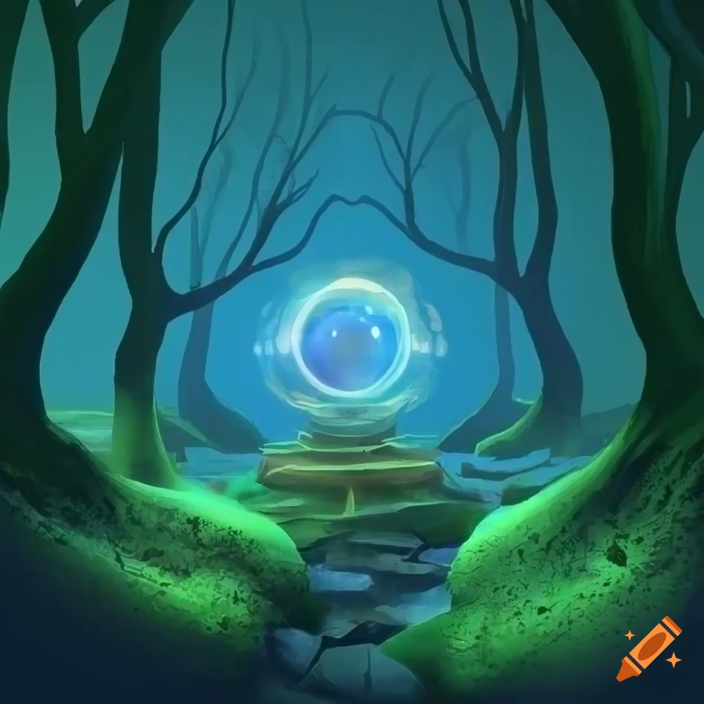 Neon green sci-fi universe in bryan lee o'malley style on Craiyon