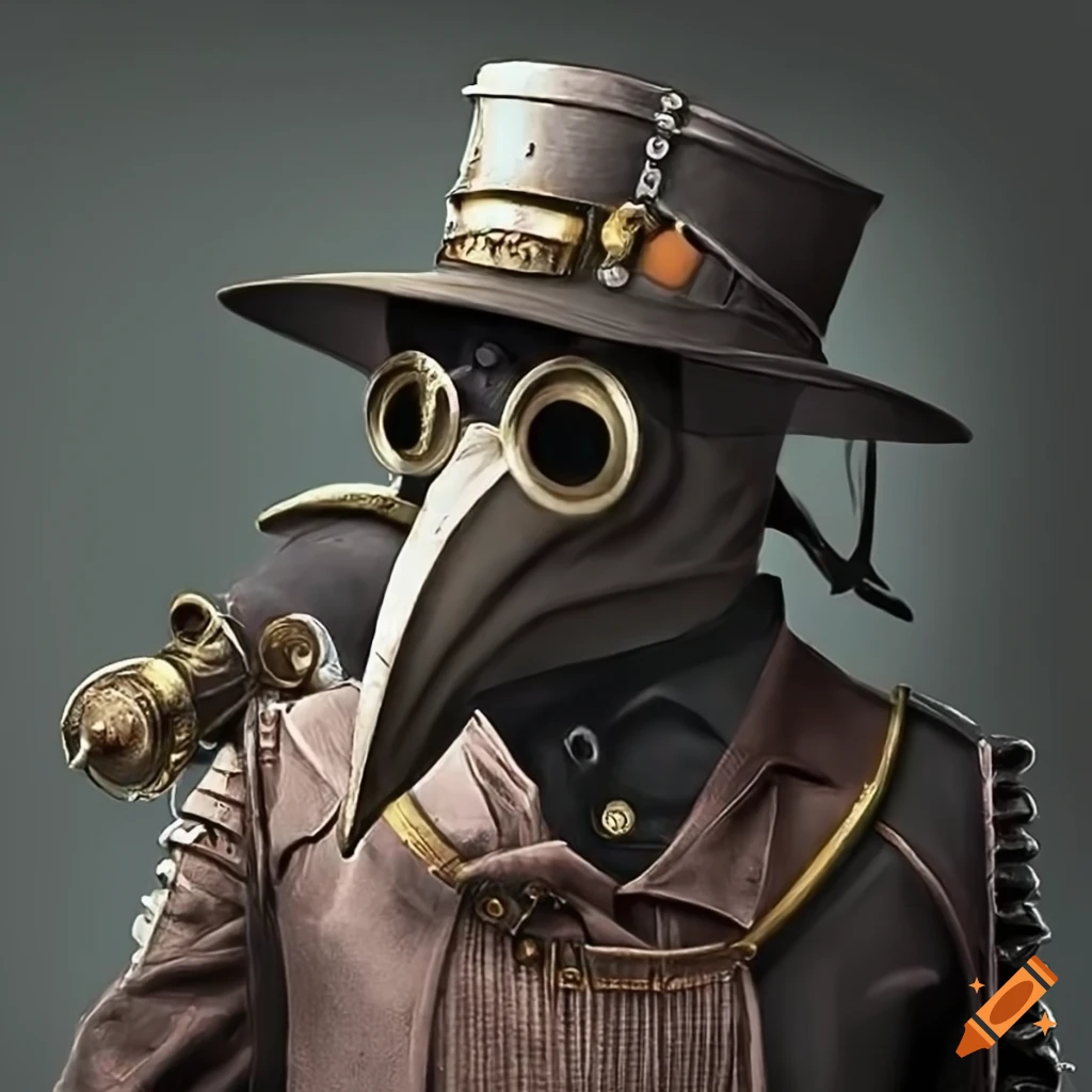 Image of a steampunk plague doctor