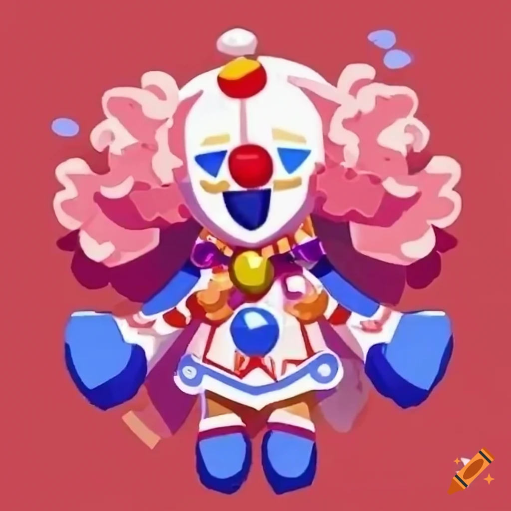 Clown cookie from cookie run kingdom