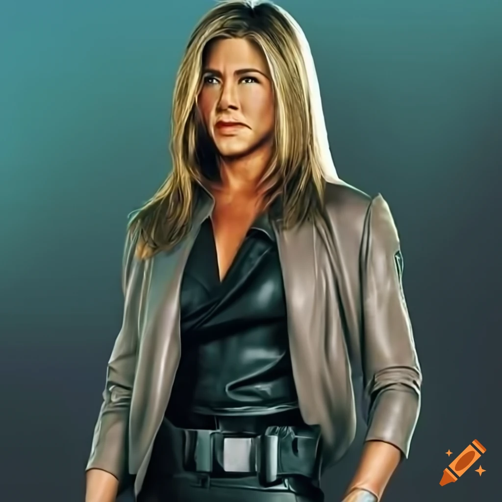 Hyperrealistic police photograph of Jennifer Aniston at age 20 on Craiyon