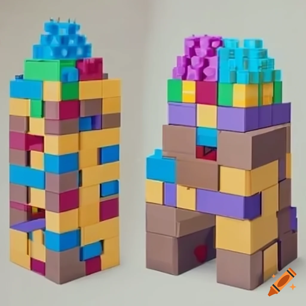 Transform ordinary blocks on Craiyon