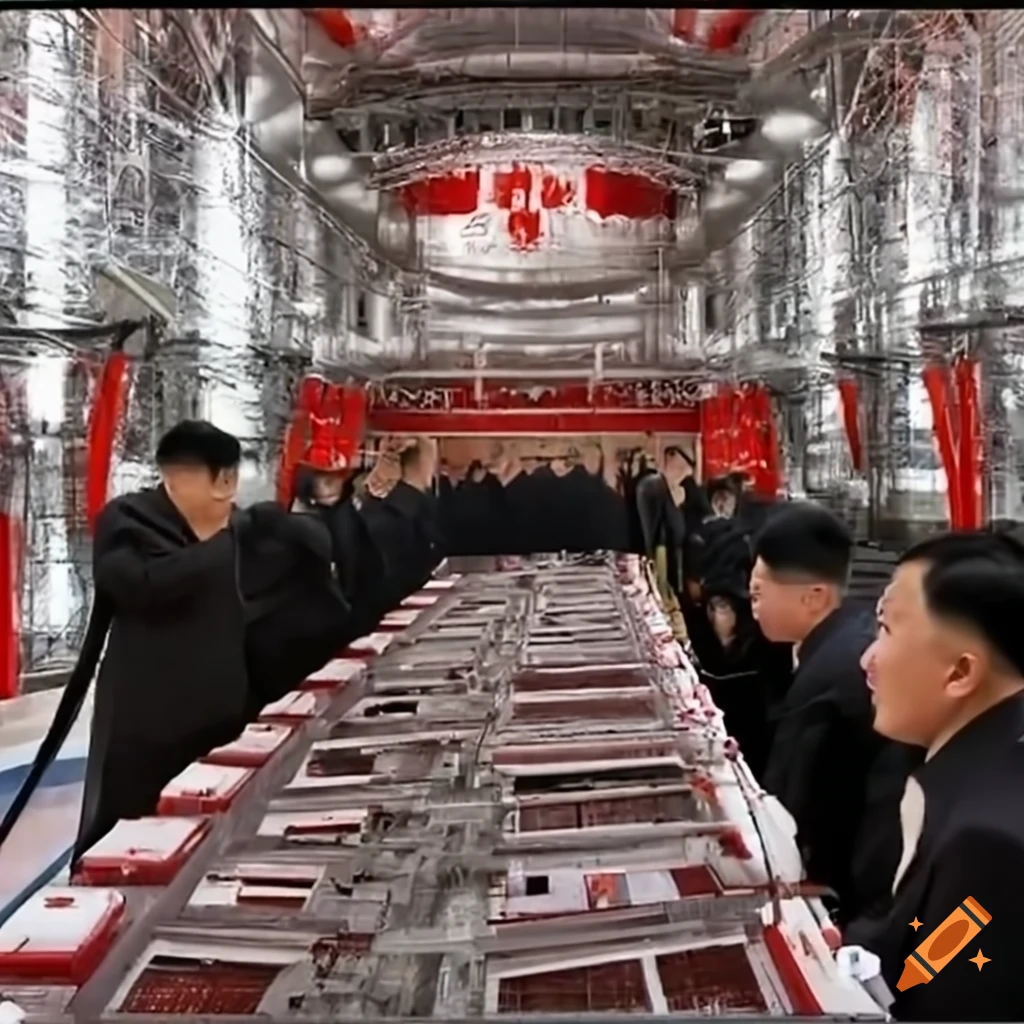 North korean particle accelerator research complex on Craiyon