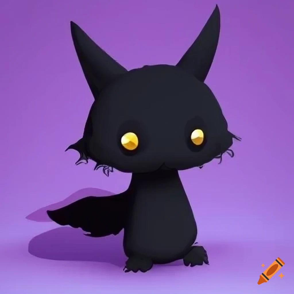 Cute shadow creature on Craiyon