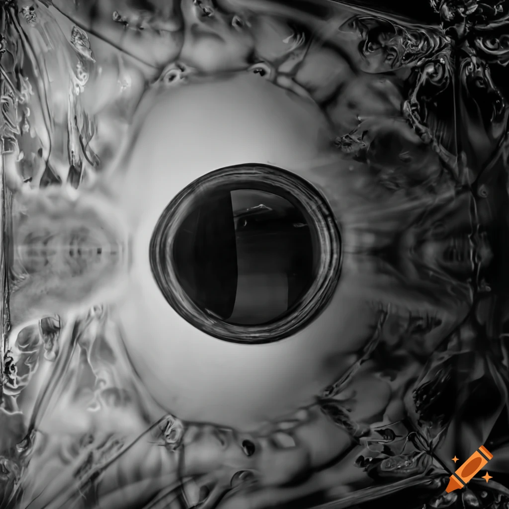 Distorted mirror artwork on Craiyon