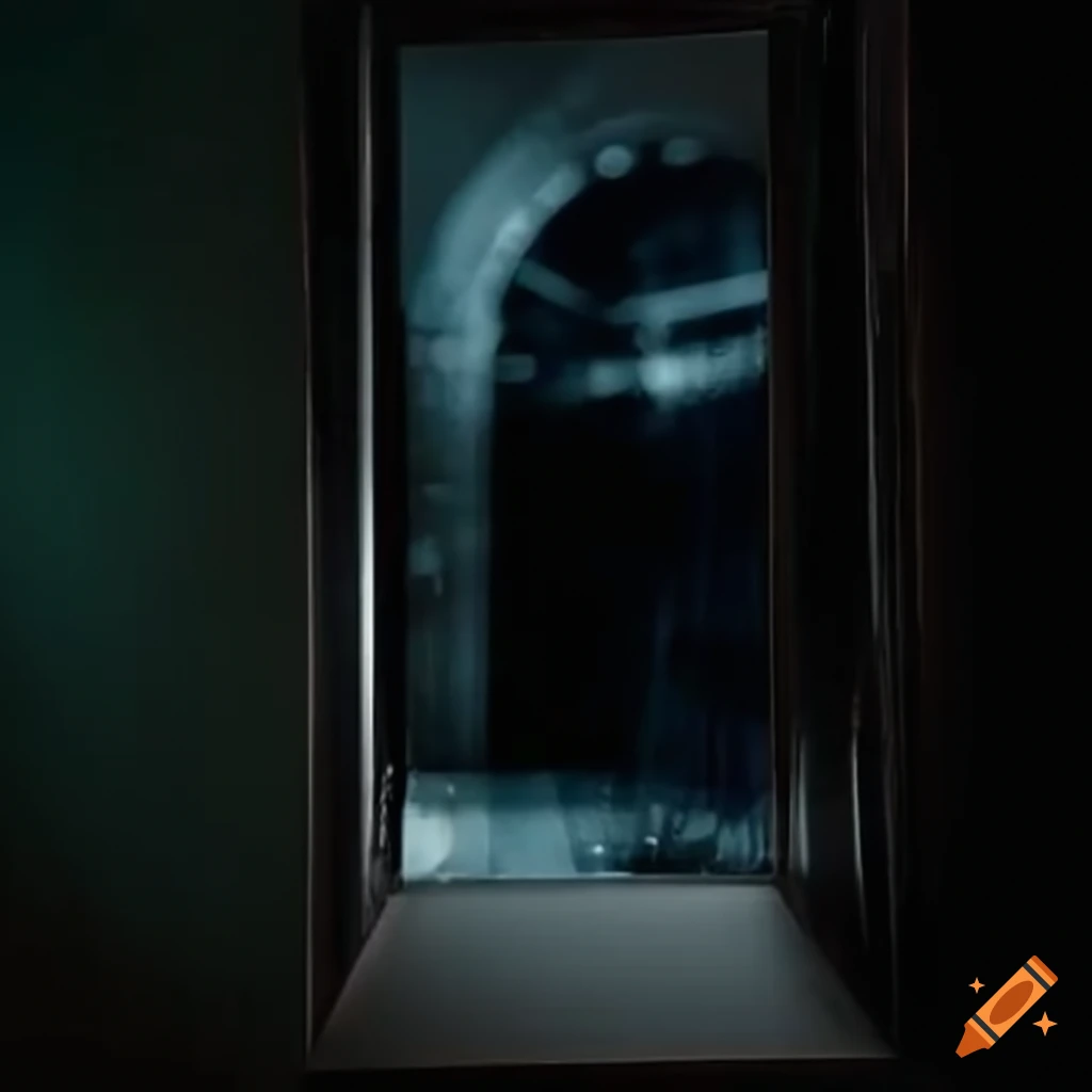 Distorted mirror artwork on Craiyon