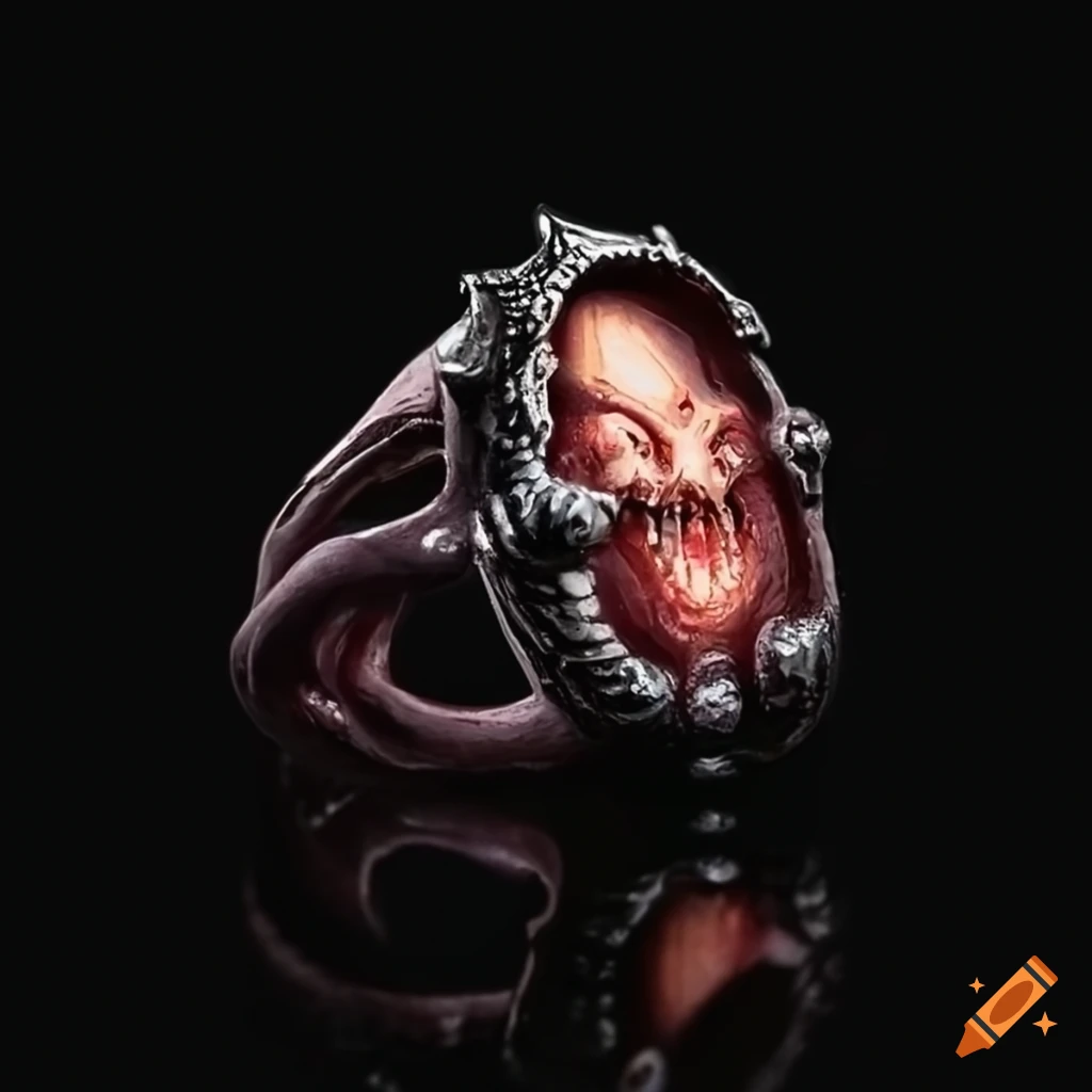 Eldritch vampire tooth ring