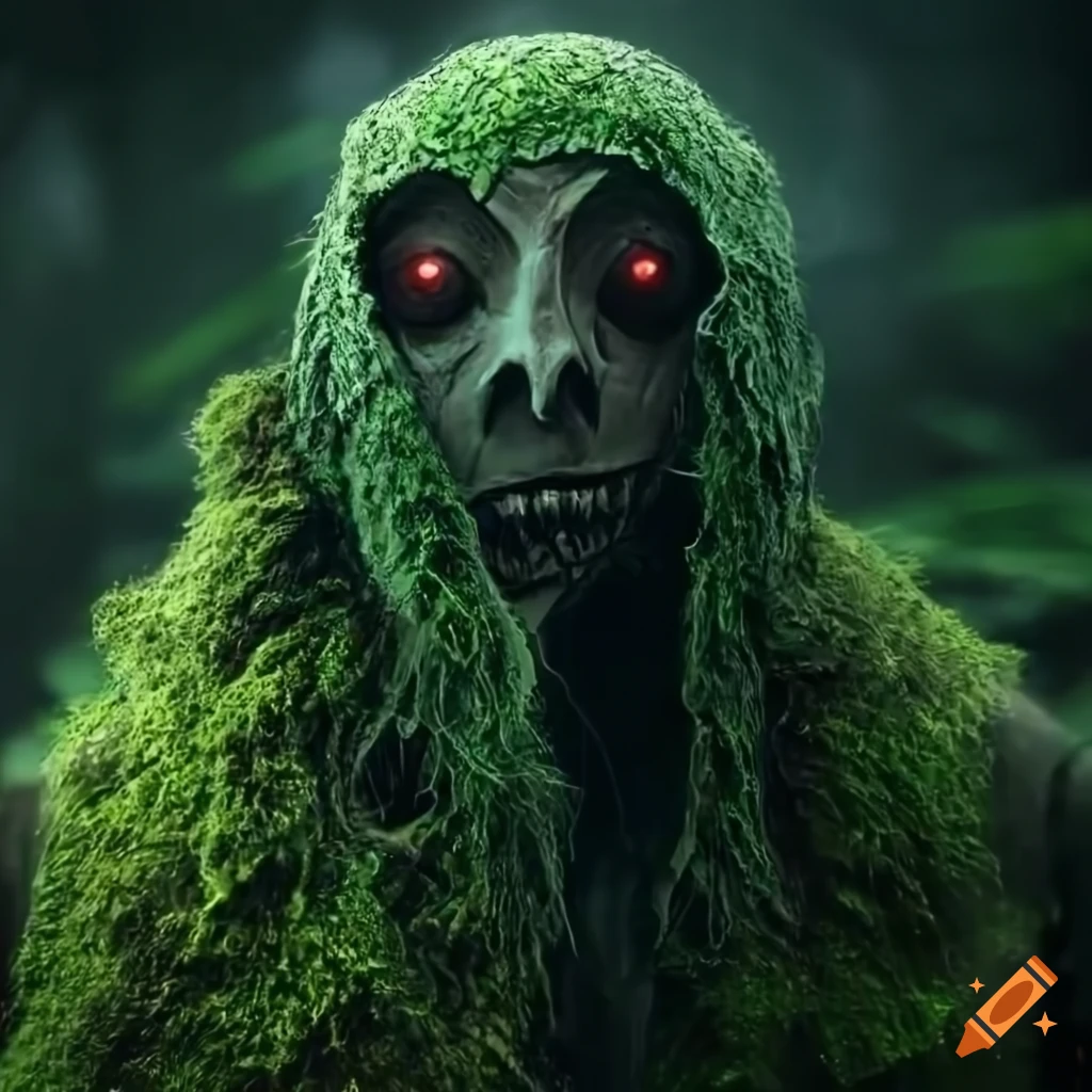 Image of a glowing fantasy creature in a rainforest on Craiyon