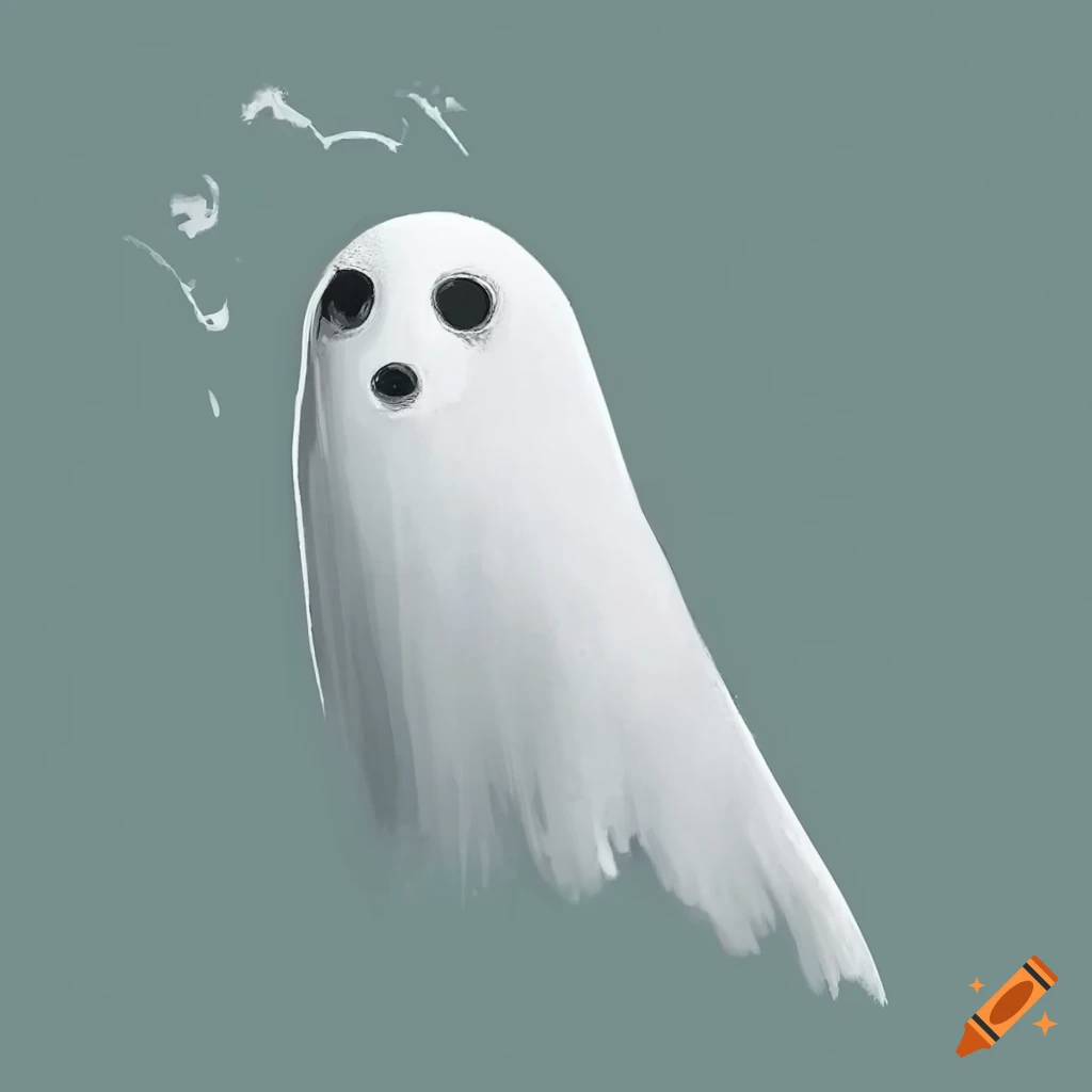 Glitch ghost on Craiyon