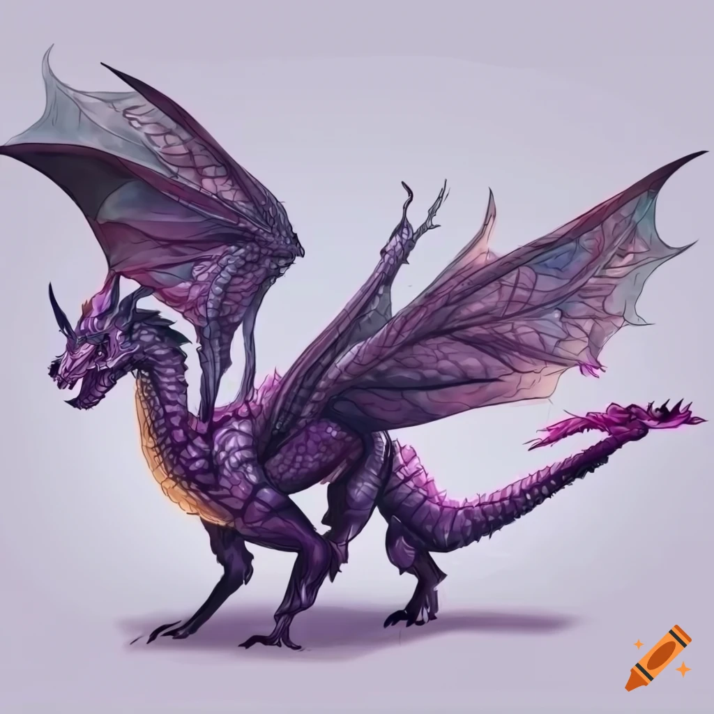 Unicorn dragon hybrid on Craiyon