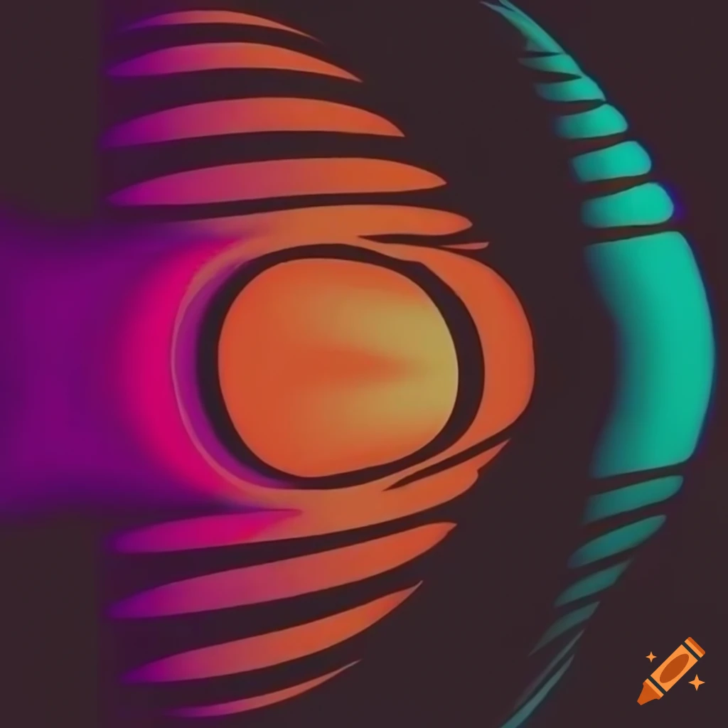 Abstract single straight line art on Craiyon