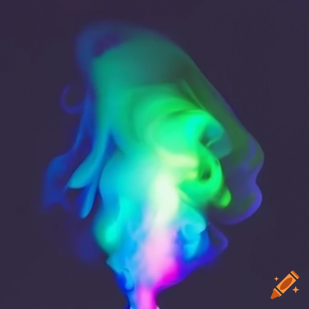 Colorful smoke
