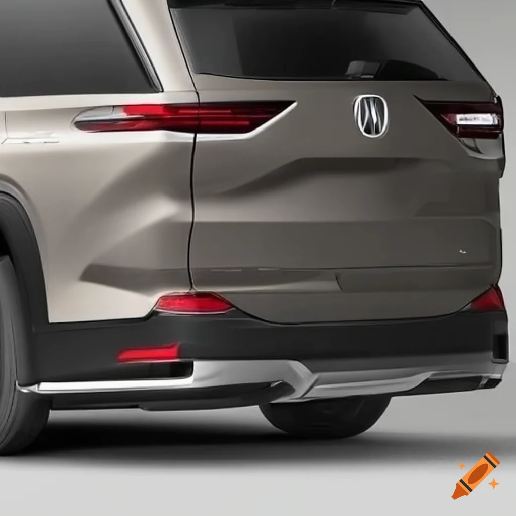 Rear view of 2023 acura boxy suv
