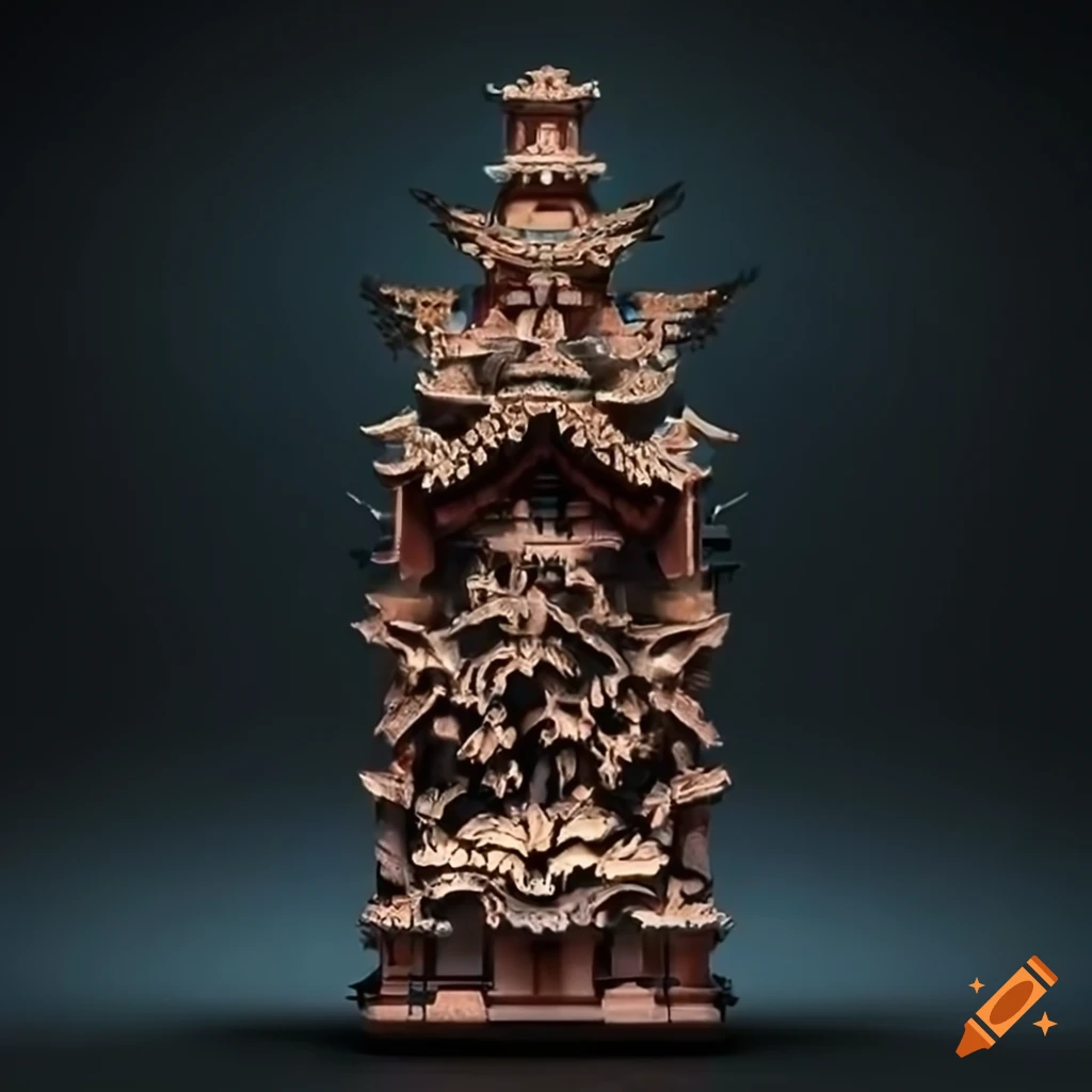 Highly detailed stunning osaka sculpture by james gurney on Craiyon