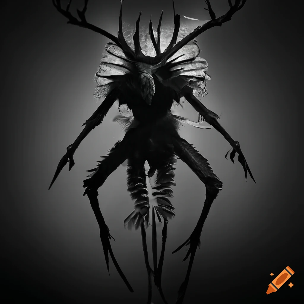 Creepy drawing inspired by bloodborne on Craiyon