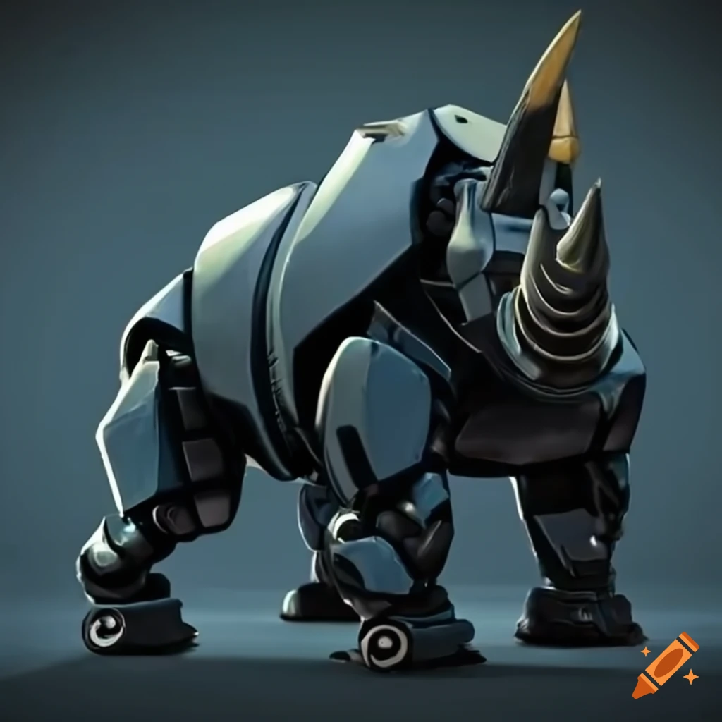 Elephant robot on Craiyon