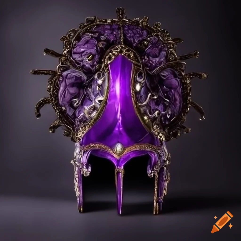 Realistic amethyst helmet