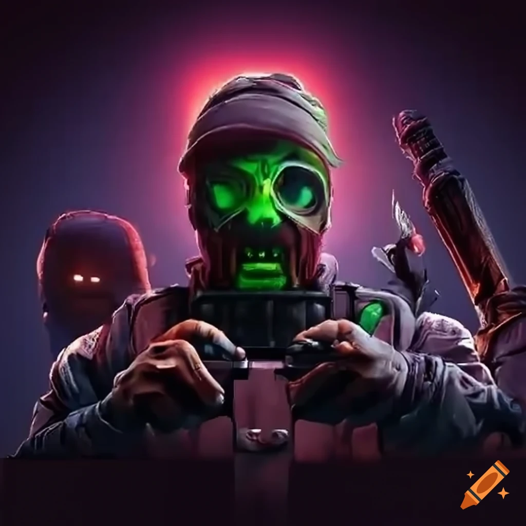 Visual representation of a multiplayer gaming environment