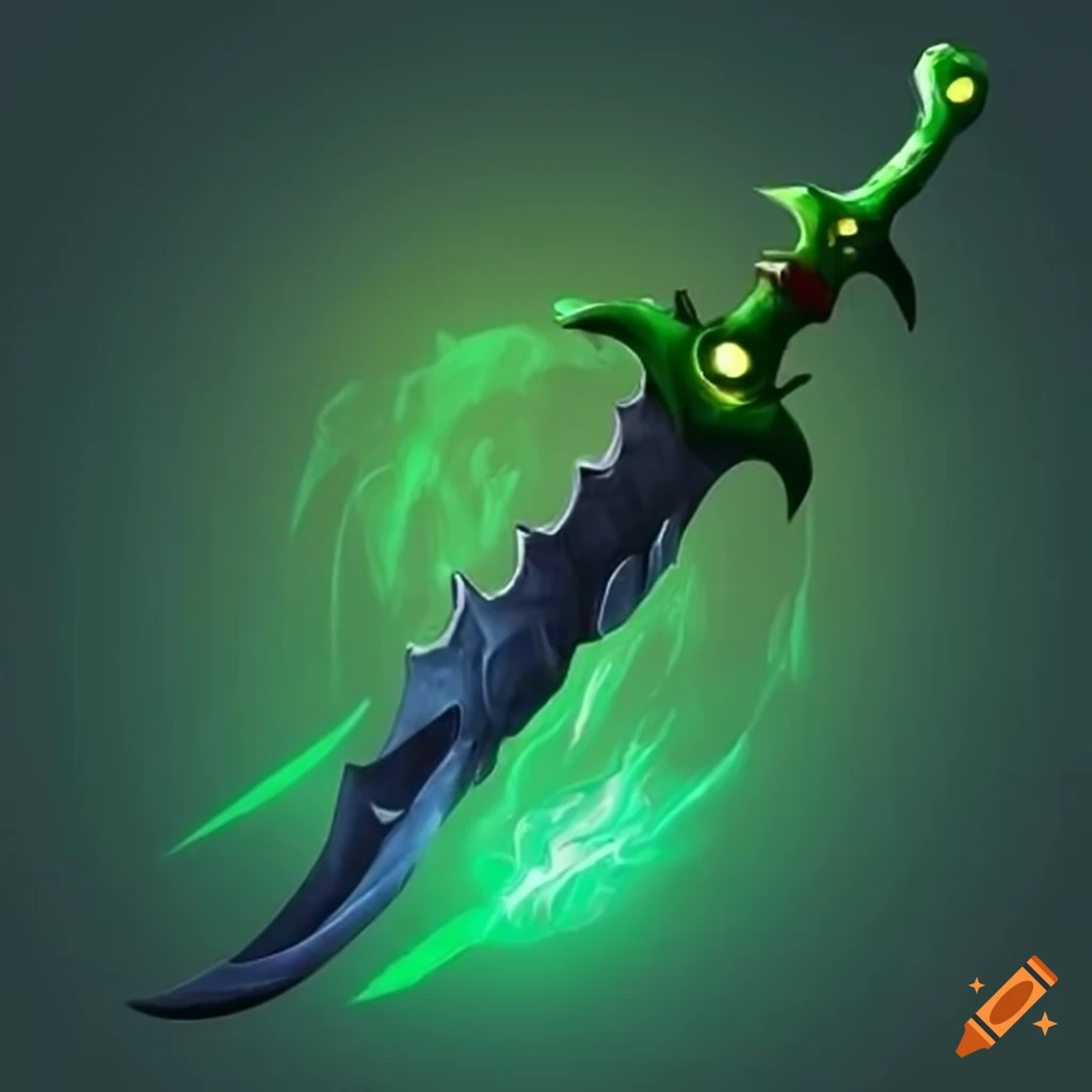 Green teeth sword
