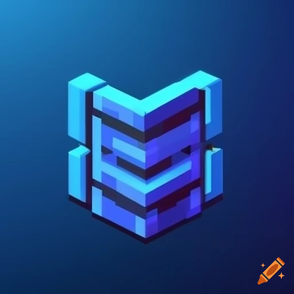 Logo of N-two Minecraft server on Craiyon