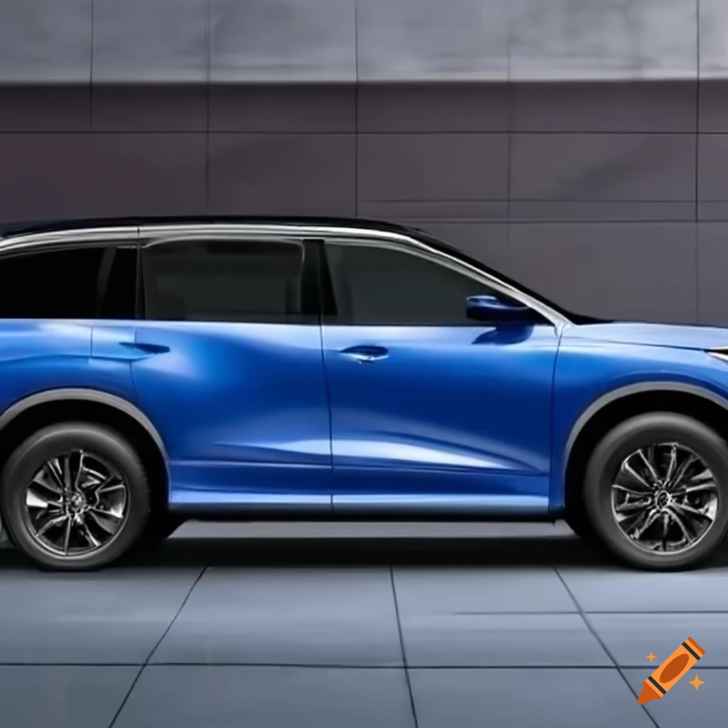 Nissan x-trail 2023 on snowy landscape on Craiyon