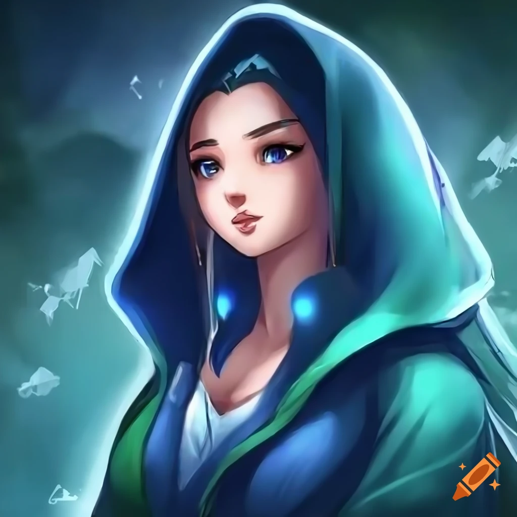 8k wallpaper of a stunning female elf spy on Craiyon