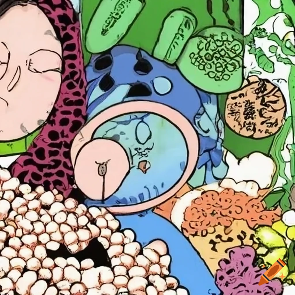 Artwork Collaboration By Chiho Aoshima And Chris Ware On Craiyon
