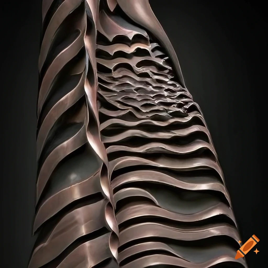 Twisted organic home structure on a dark world on Craiyon