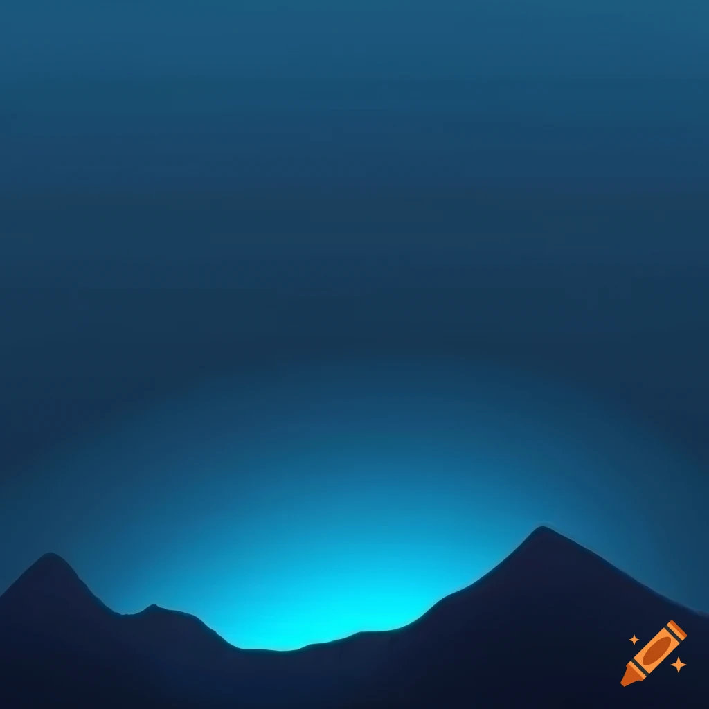 Gradient background with mountain shapes
