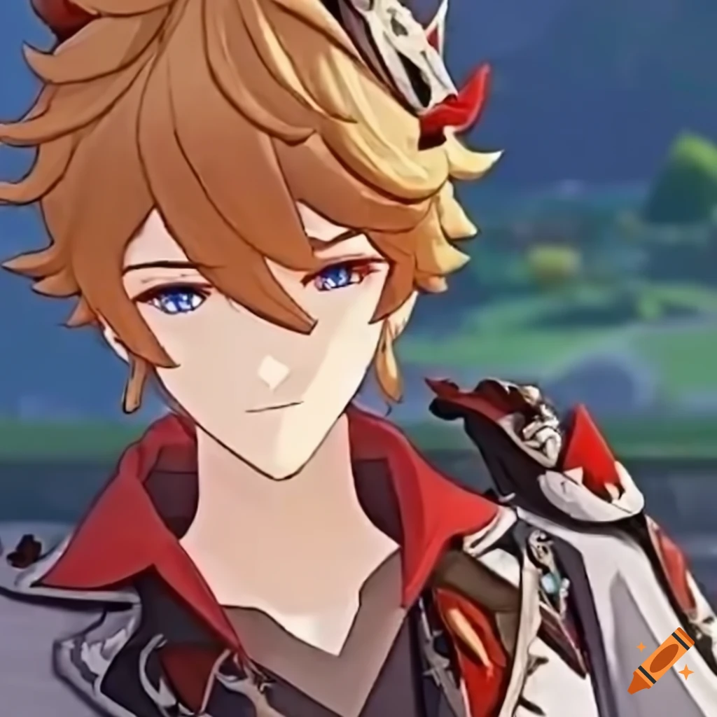 Image of genshin impact character, childe on Craiyon