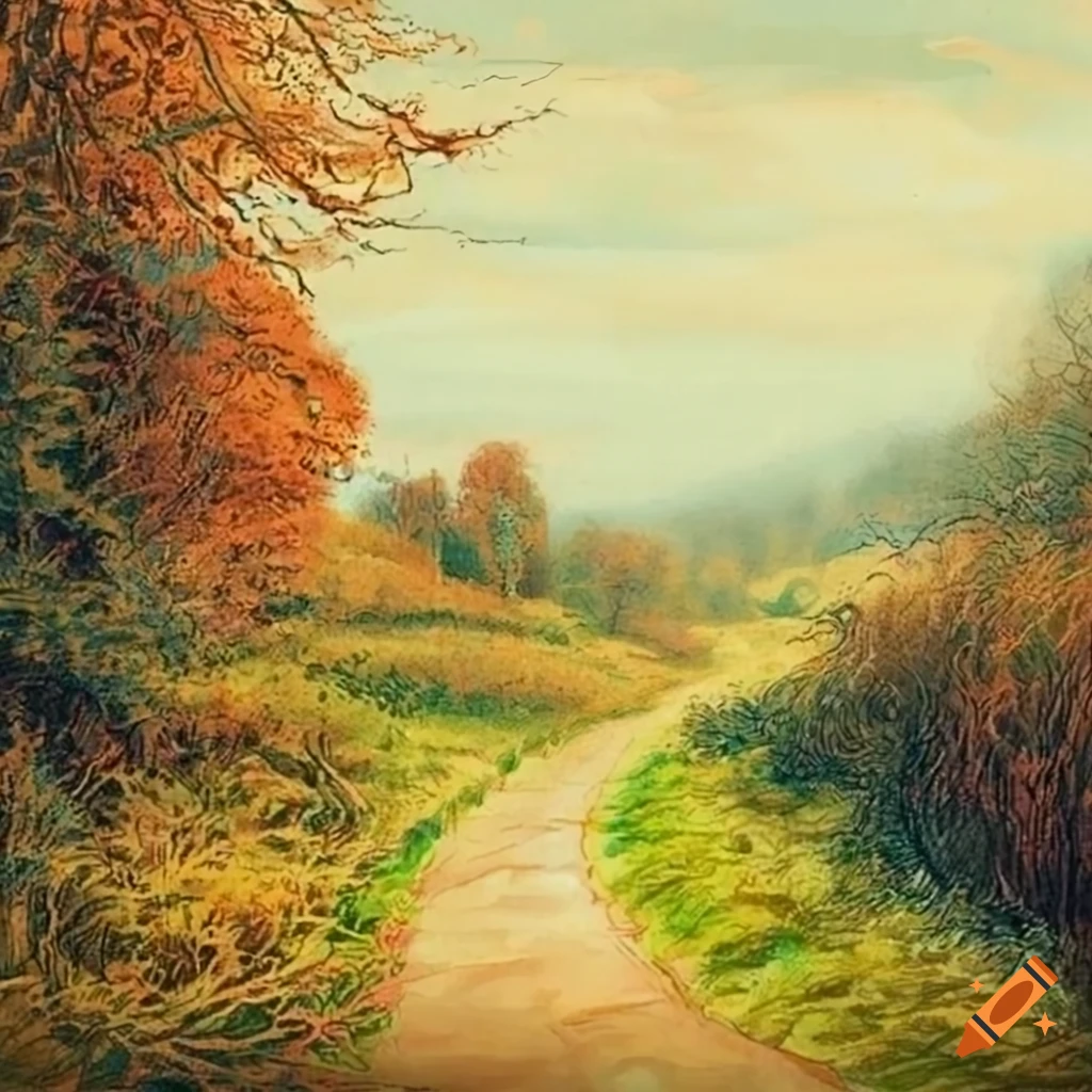 Realistic painting of an apple orchard in winter on Craiyon