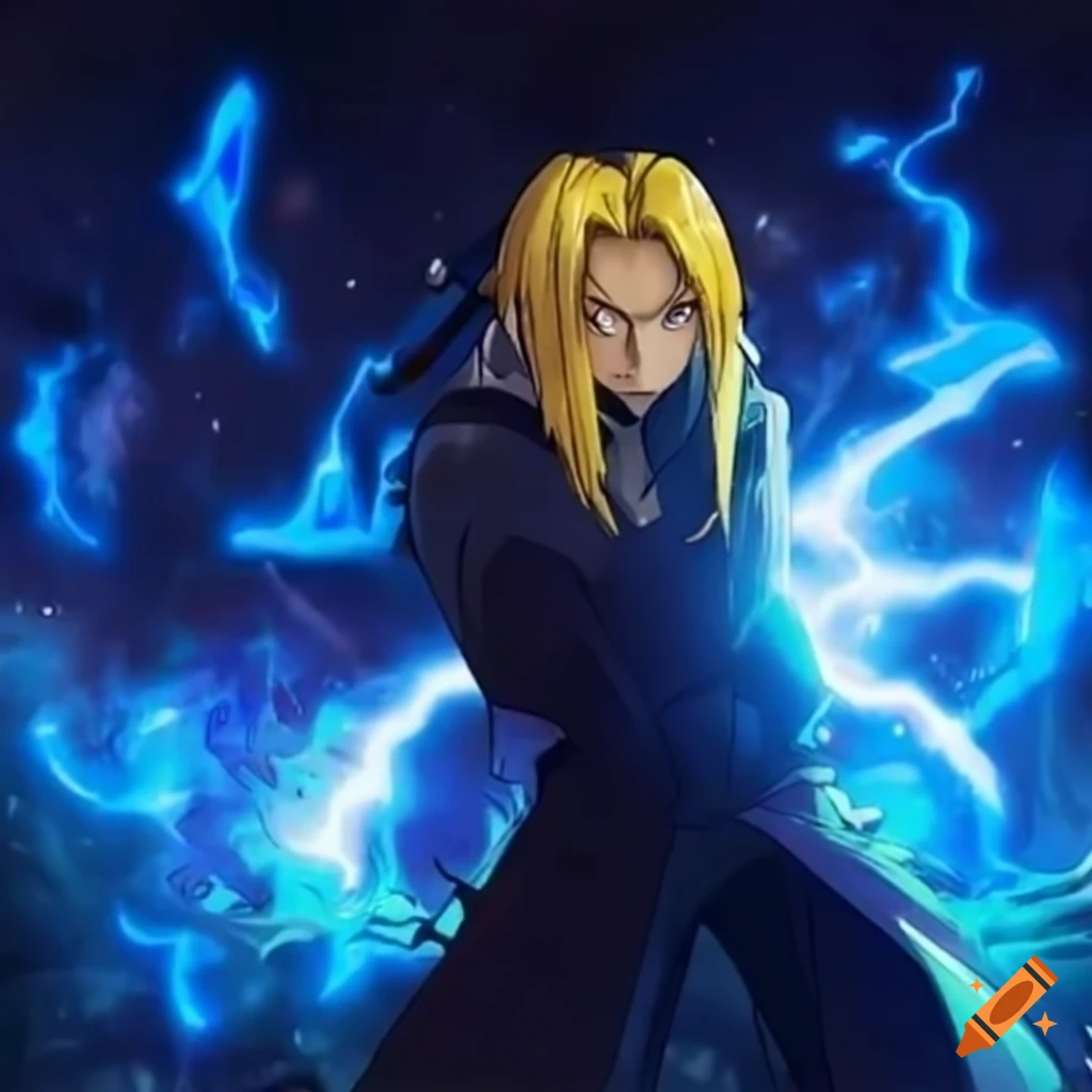 Display of powerful blue electrical arcs