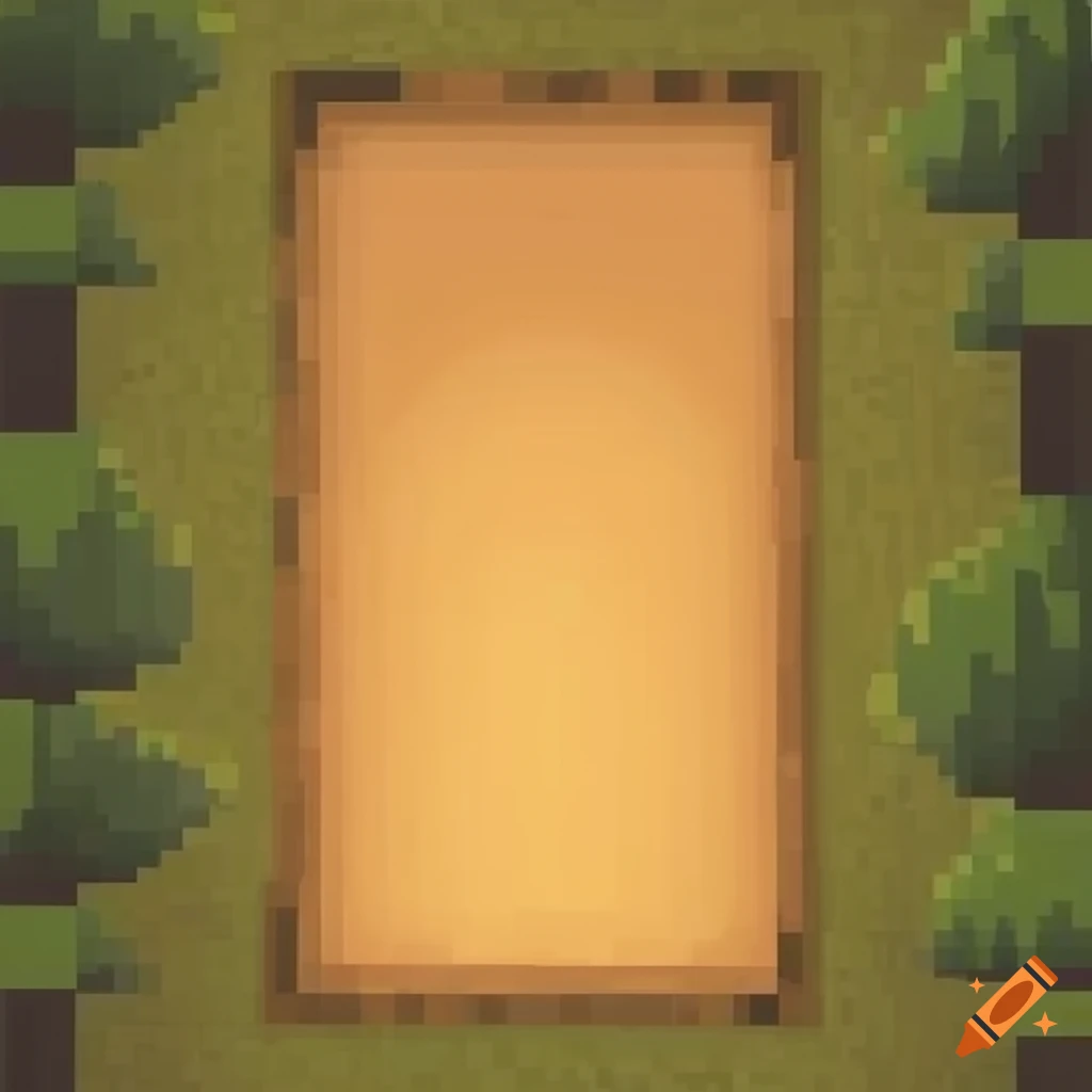 Pixel art of dirt soil with pebbles on Craiyon