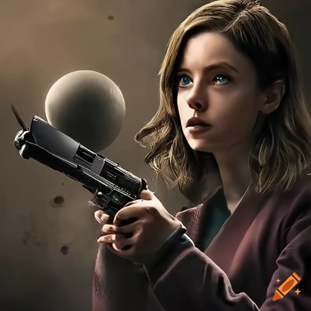 Intense movie cover with a young detective on Craiyon