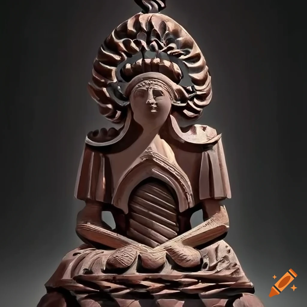 High-definition metal carving with variegated motif