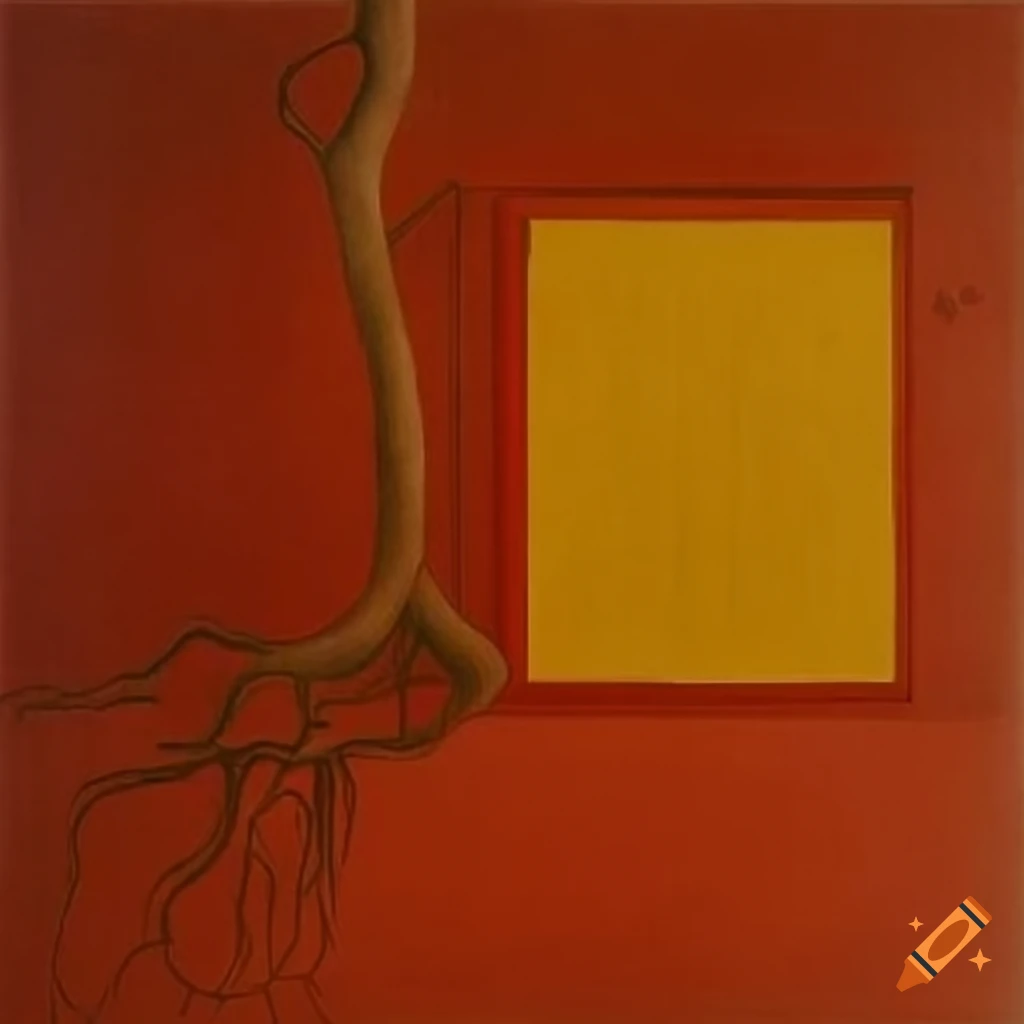 Vibrant artwork of roots by george tooker on Craiyon