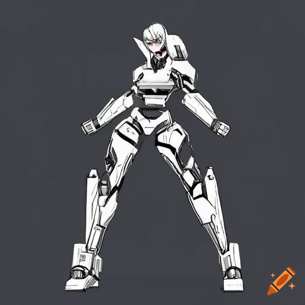 Powerful and athletic female transformer artwork on Craiyon