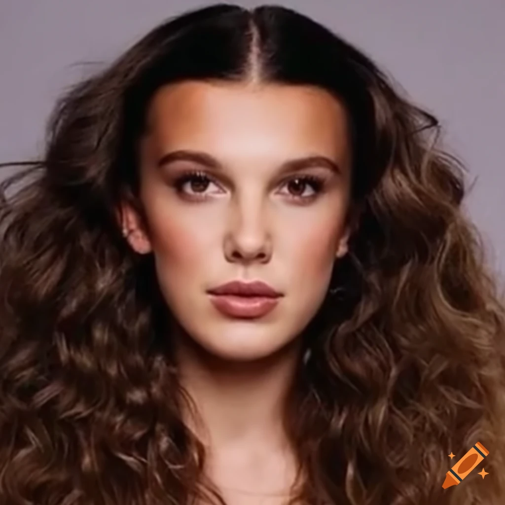 Selfie of a person resembling millie bobby brown on Craiyon