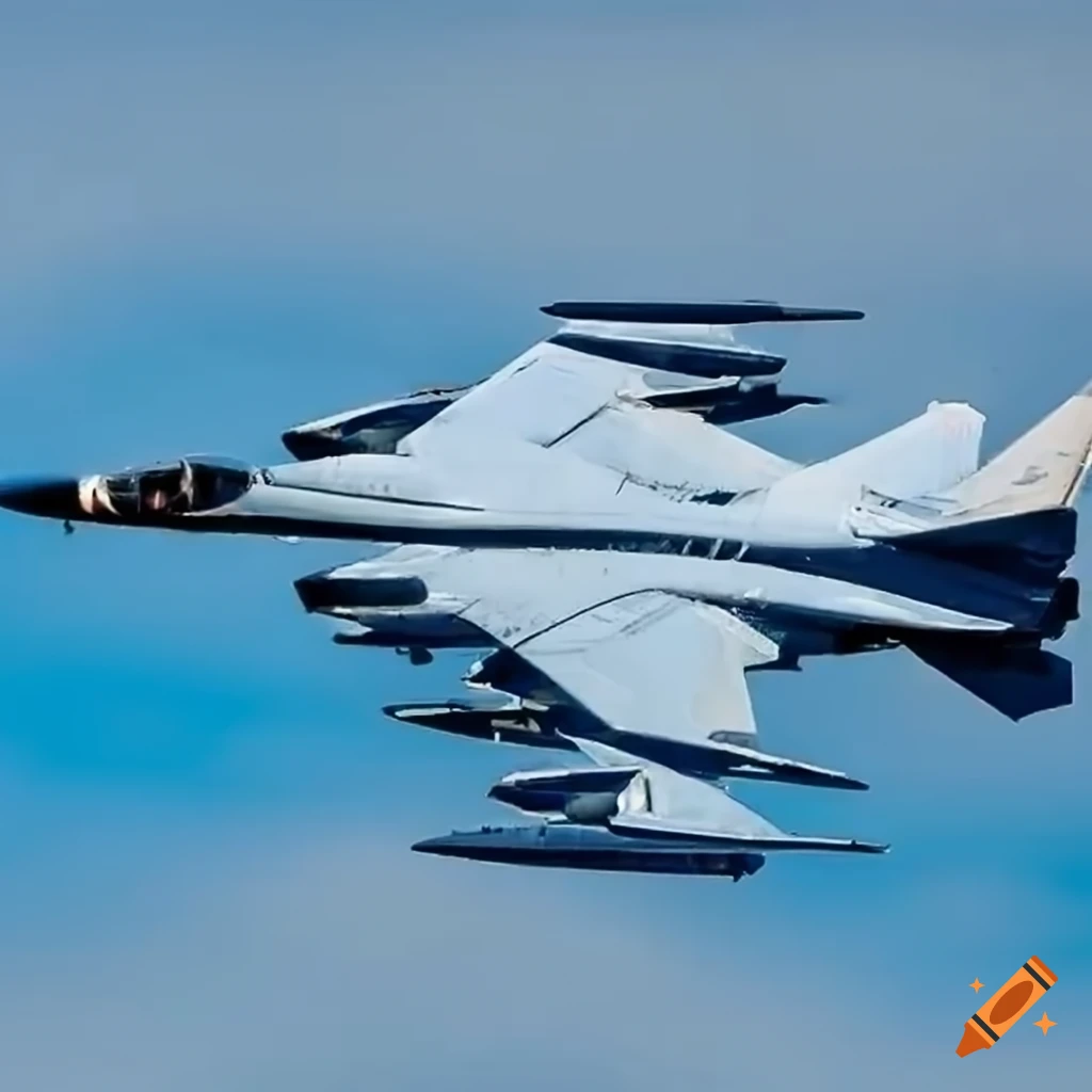 Modern argentine bomber jet with national colors on Craiyon