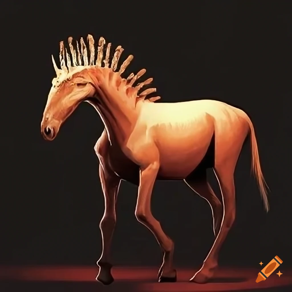 Image of an extinct horse