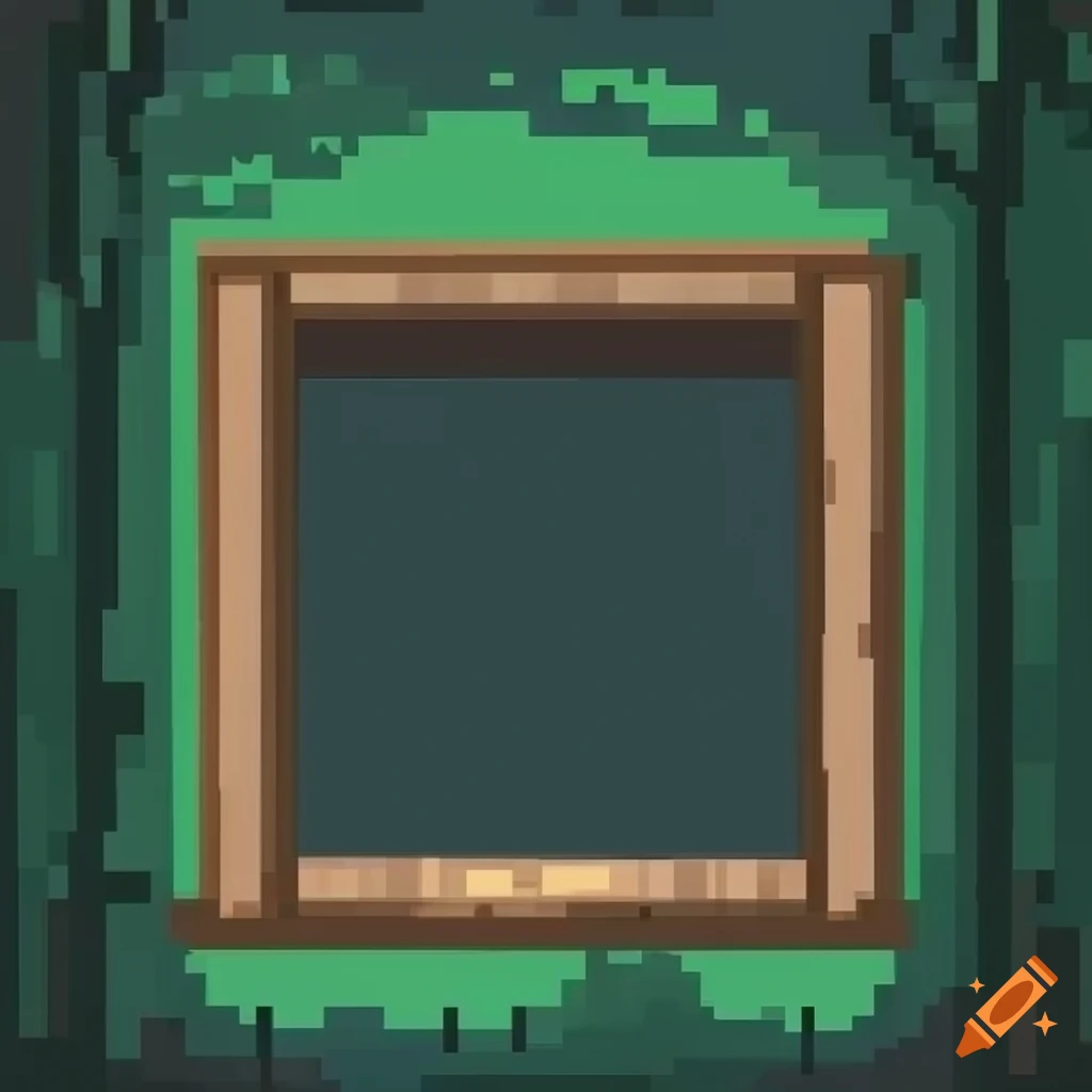 Oak trapdoor texture in pixel art style on Craiyon